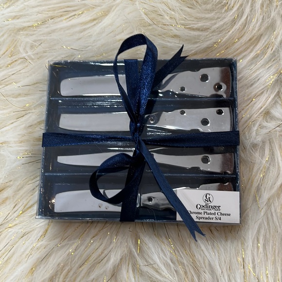 Godinger | Dining | New In Box Godinger Silver Art Chrome Plated Cheese ...